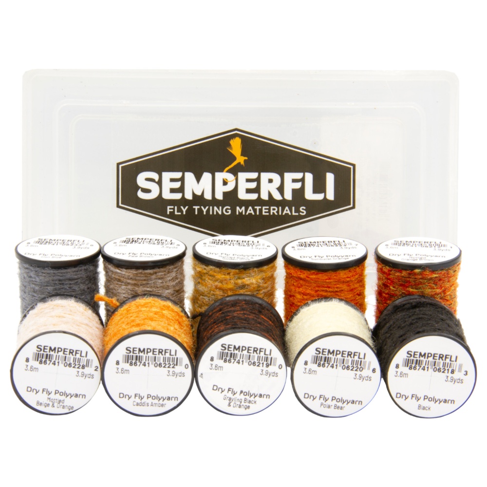 Semperfli Dry Fly Polyyarn Dry Fly Grayling Bug Collection